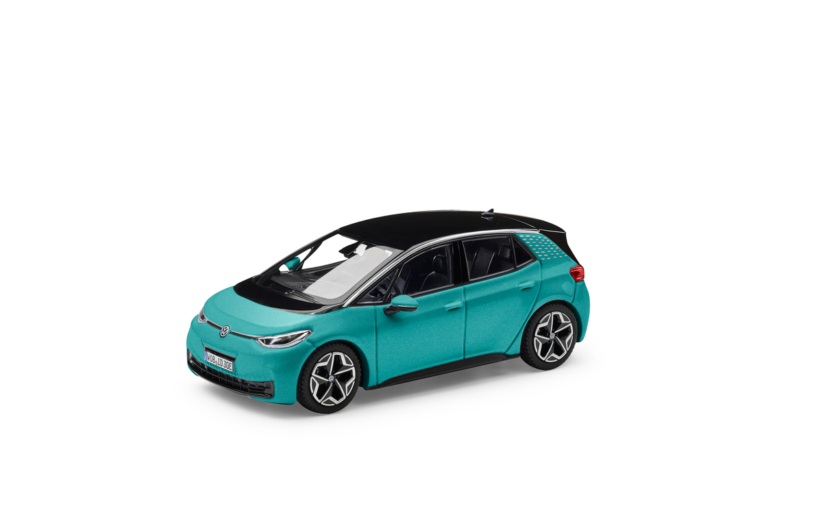 Original VW ID.3 modelbil Makena/Turquoise 1:43